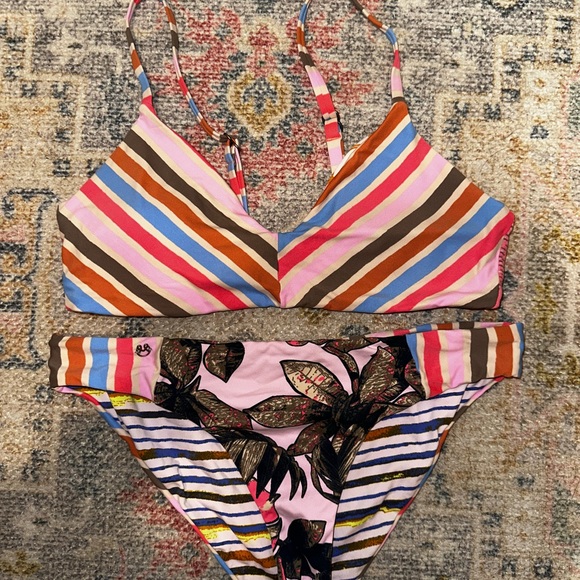 Maaji | Swim | Maaji Multicolor Striped Bikini | Poshmark